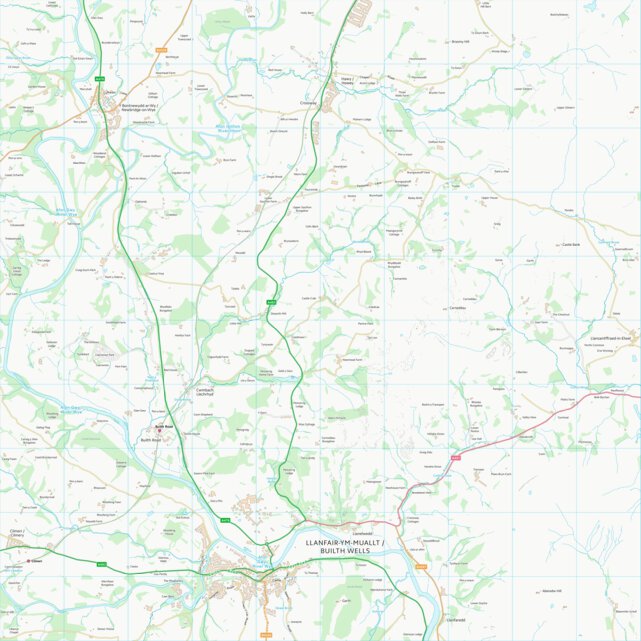 Powys - Powys (SO05) Map by UK Topographic Maps | Avenza Maps