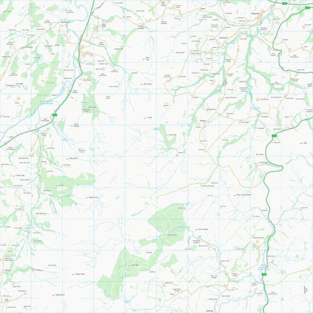 Powys - Powys (SO08) Map by UK Topographic Maps | Avenza Maps