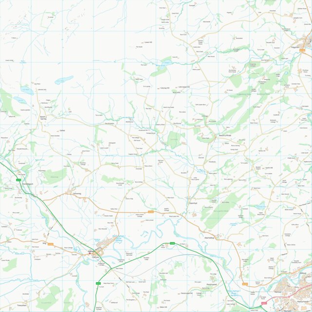 Powys - Powys (SO09) Map by UK Topographic Maps | Avenza Maps