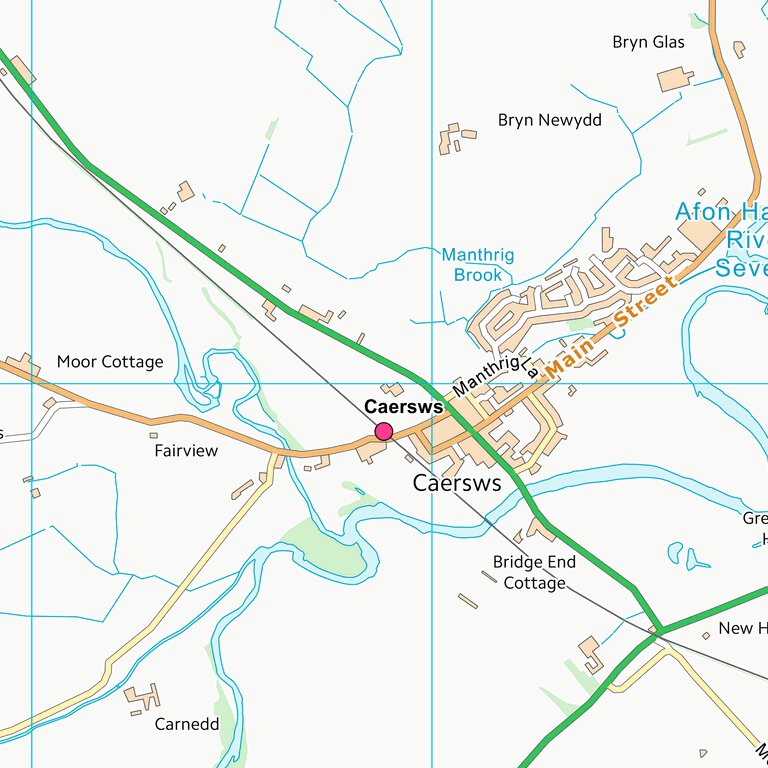 Powys - Powys (SO09) Map by UK Topographic Maps | Avenza Maps