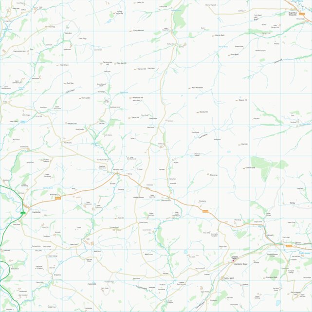 Powys - Powys (SO17) Map by UK Topographic Maps | Avenza Maps