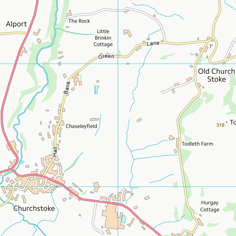 Powys - Powys (SO29) Map by UK Topographic Maps | Avenza Maps