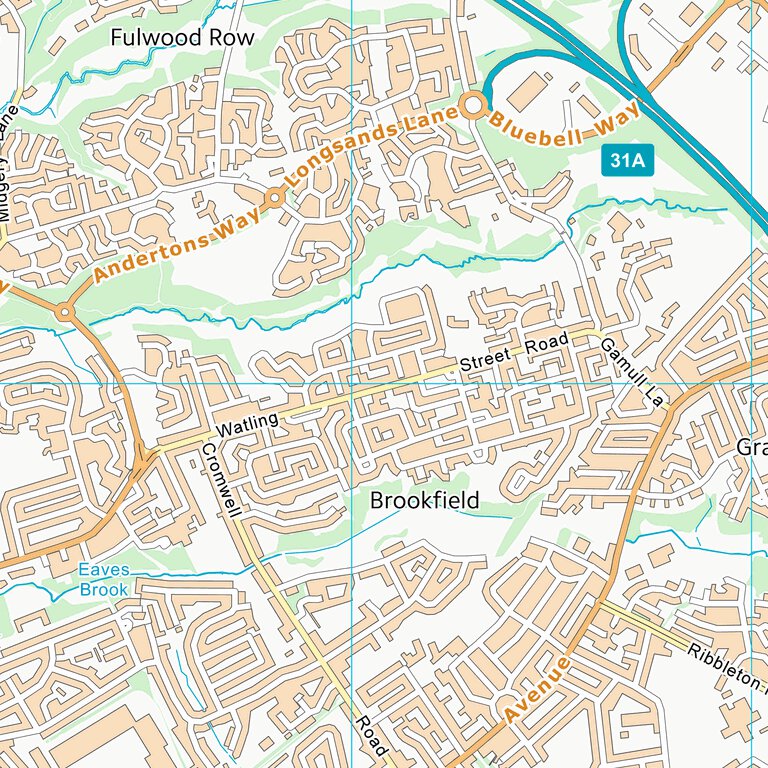 Preston District (B) (SD53) Map by UK Topographic Maps | Avenza Maps