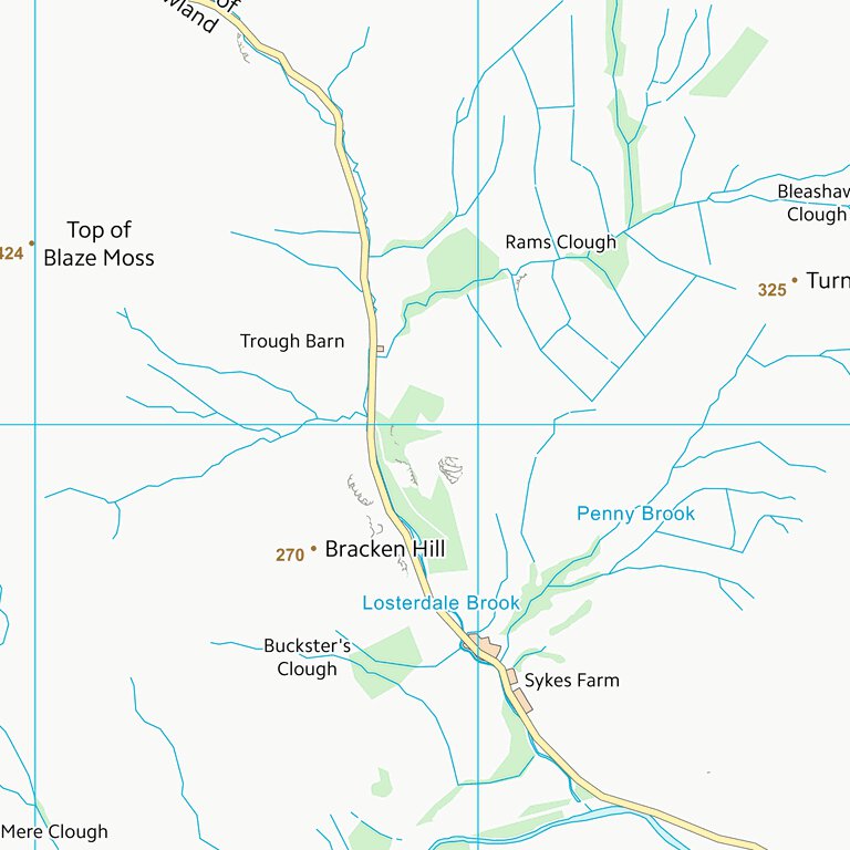 Ribble Valley District (B) (SD65) Map by UK Topographic Maps | Avenza Maps