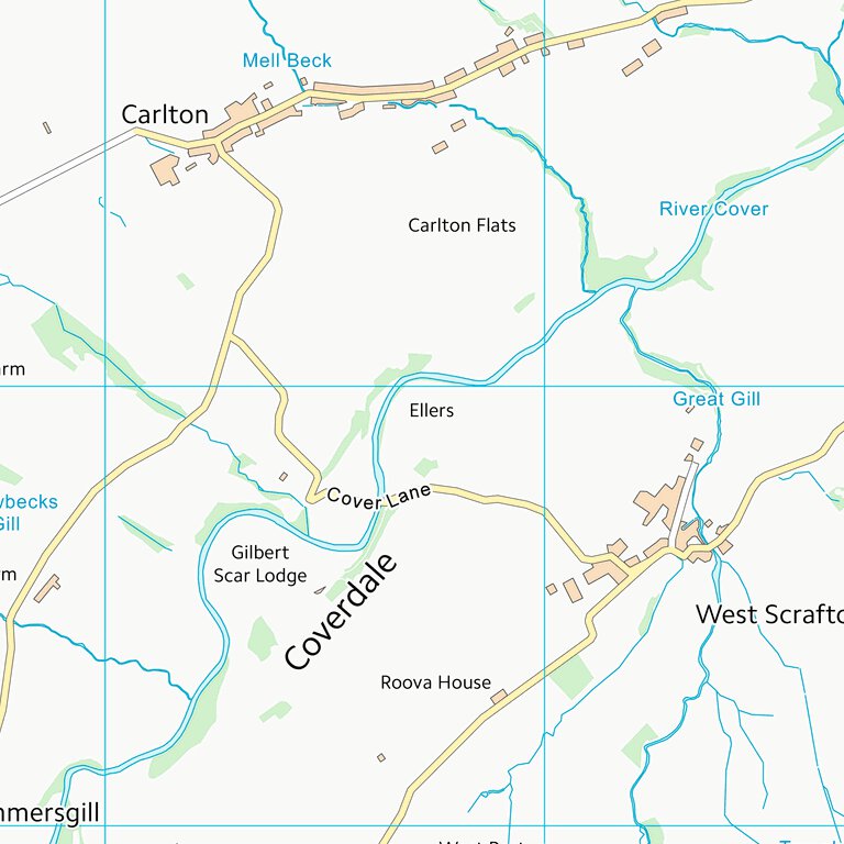 Richmondshire District (SE08) Map by UK Topographic Maps | Avenza Maps