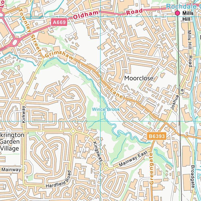 Rochdale District (B) (SD80) Map by UK Topographic Maps | Avenza Maps