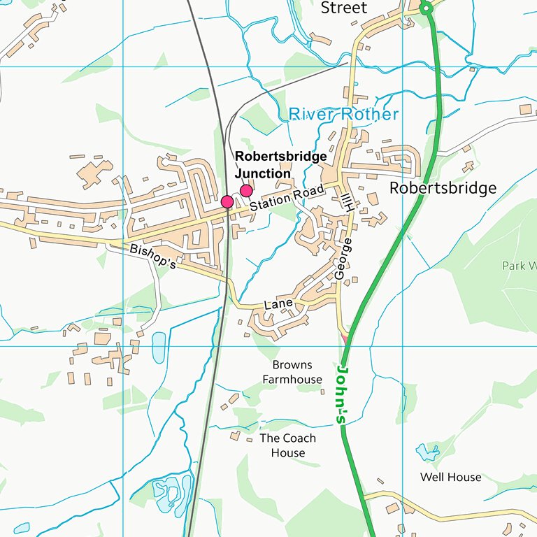 Rother District (TQ72) Map by UK Topographic Maps | Avenza Maps