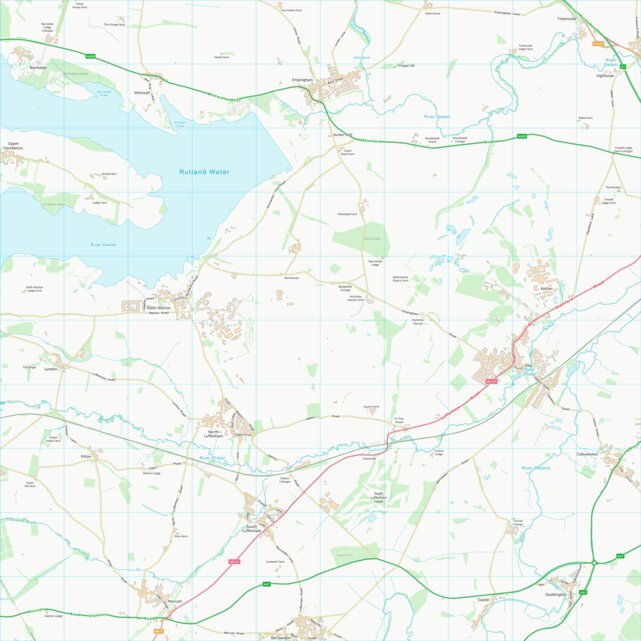 Rutland (SK90) Map by UK Topographic Maps | Avenza Maps