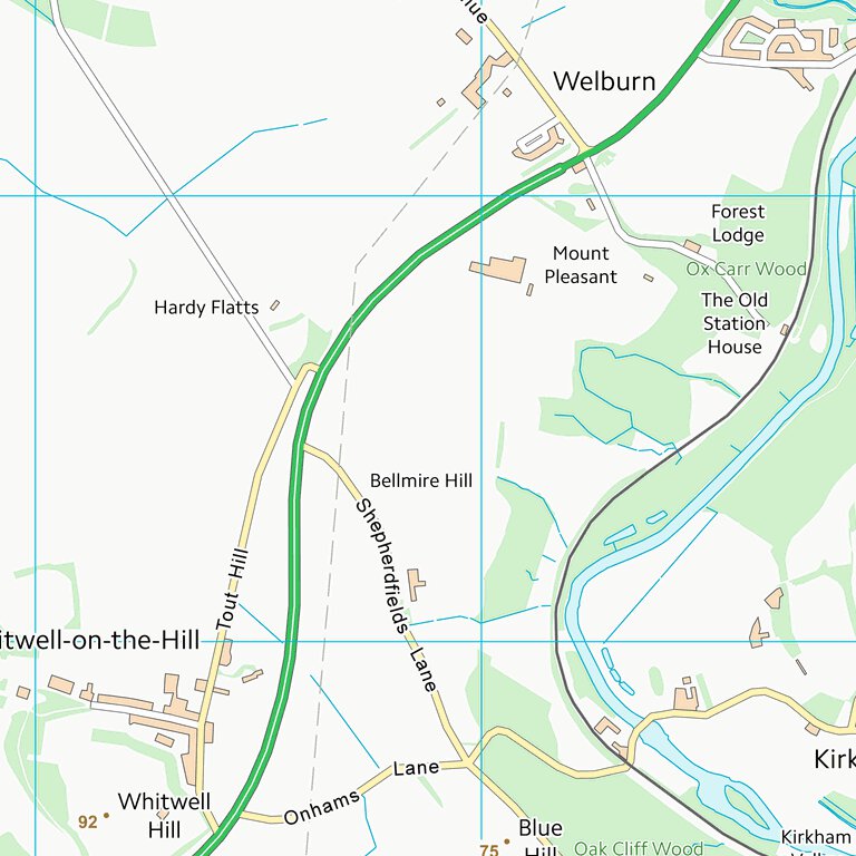 Ryedale District (SE76) Map by UK Topographic Maps | Avenza Maps