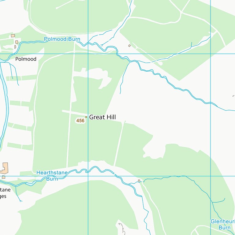 Scottish Borders (NT12) Map by UK Topographic Maps | Avenza Maps