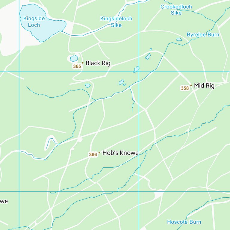 Scottish Borders (NT31) Map by UK Topographic Maps | Avenza Maps