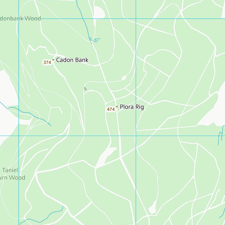 Scottish Borders (NT33) Map by UK Topographic Maps | Avenza Maps