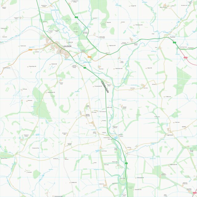 Scottish Borders (NT54) Map by UK Topographic Maps | Avenza Maps