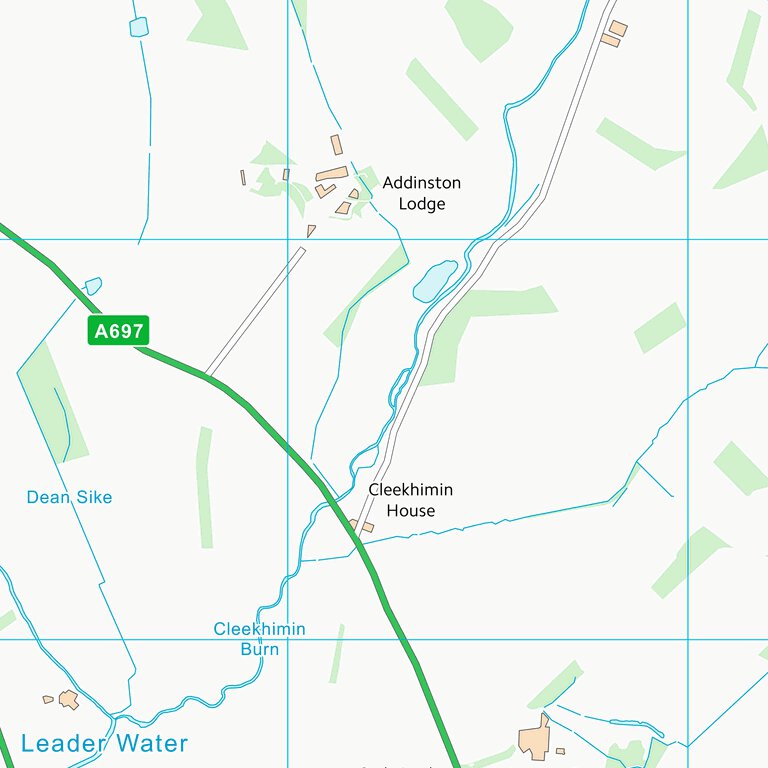Scottish Borders (NT55) Map by UK Topographic Maps | Avenza Maps