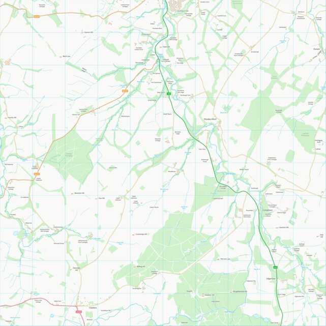 Scottish Borders (NT61) Map by UK Topographic Maps | Avenza Maps