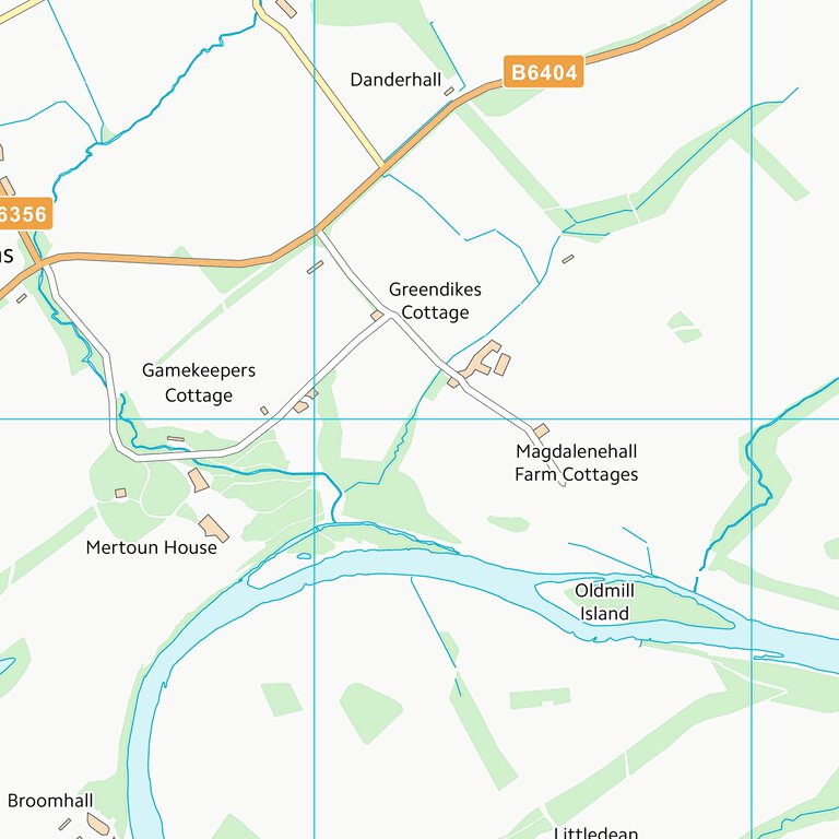 Scottish Borders (NT63) Map by UK Topographic Maps | Avenza Maps