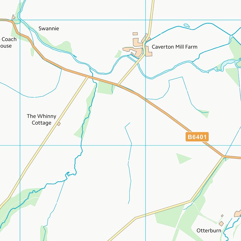 Scottish Borders (NT72) Map by UK Topographic Maps | Avenza Maps
