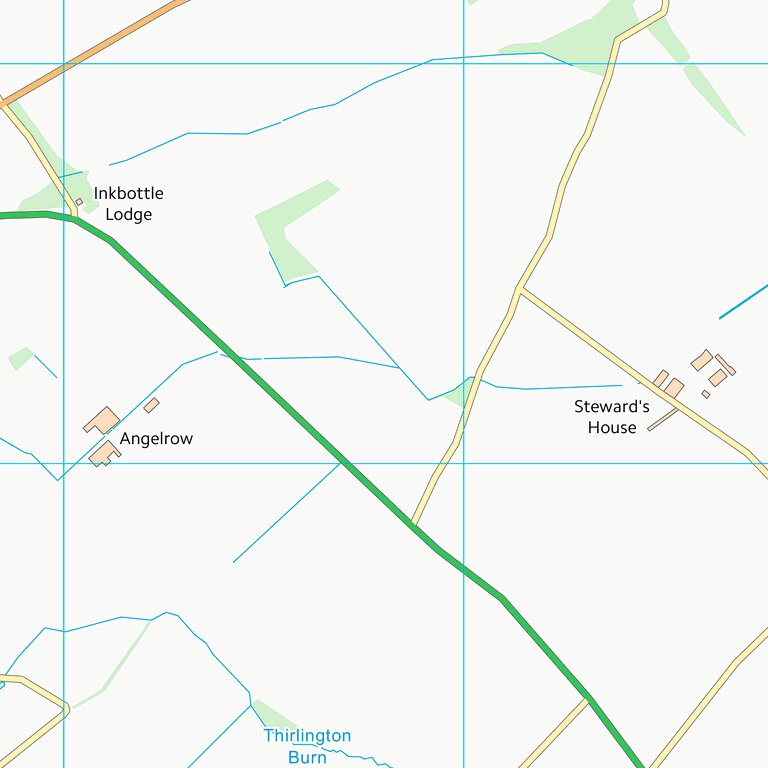 Scottish Borders (NT74) Map by UK Topographic Maps | Avenza Maps