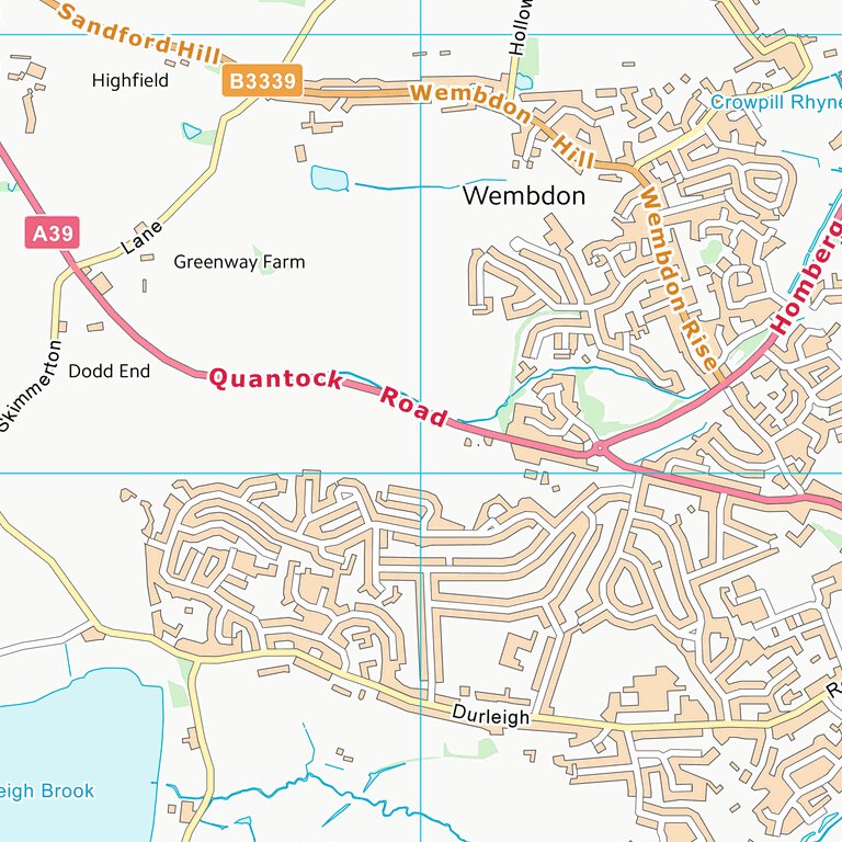Sedgemoor District (ST23) Map by UK Topographic Maps | Avenza Maps