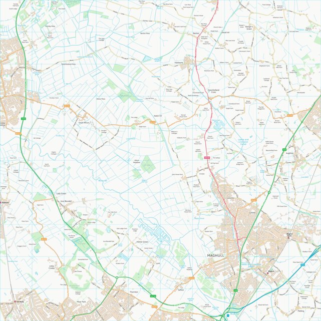Sefton District (B) (SD30) Map by UK Topographic Maps | Avenza Maps