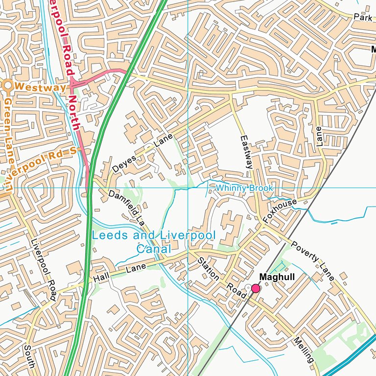 Sefton District (B) (SD30) Map by UK Topographic Maps | Avenza Maps
