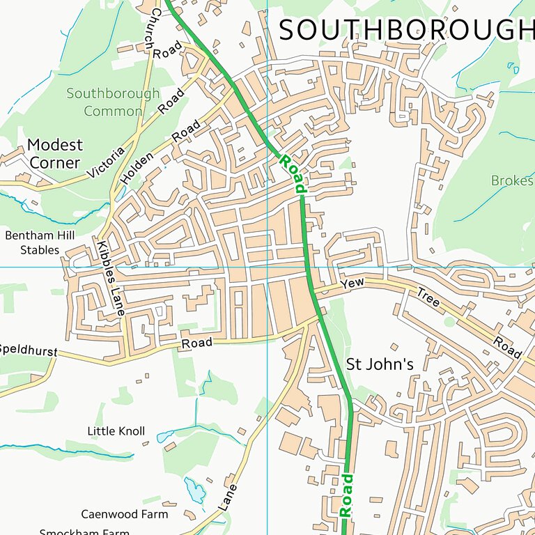 Sevenoaks District (TQ54) Map by UK Topographic Maps | Avenza Maps