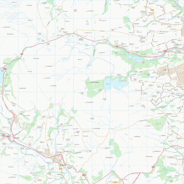 Sheffield District (B) (SK28) Map by UK Topographic Maps | Avenza Maps