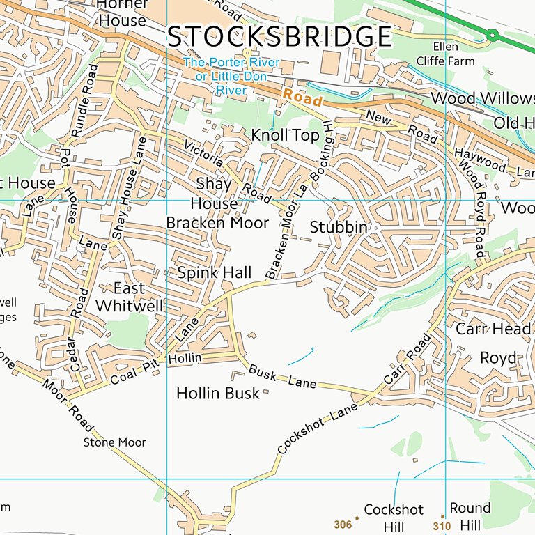 Sheffield District (B) (SK29) Map by UK Topographic Maps | Avenza Maps