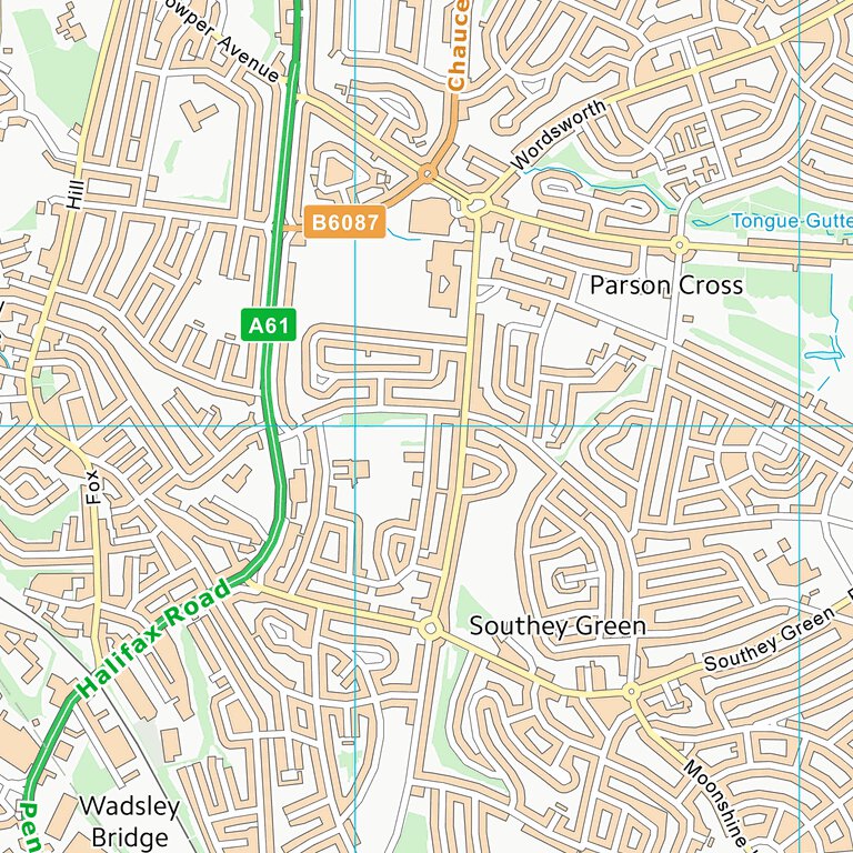 Sheffield District (B) (SK39) Map by UK Topographic Maps | Avenza Maps