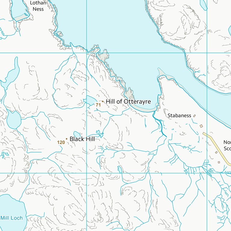 Shetland Islands (HU36) Map by UK Topographic Maps | Avenza Maps