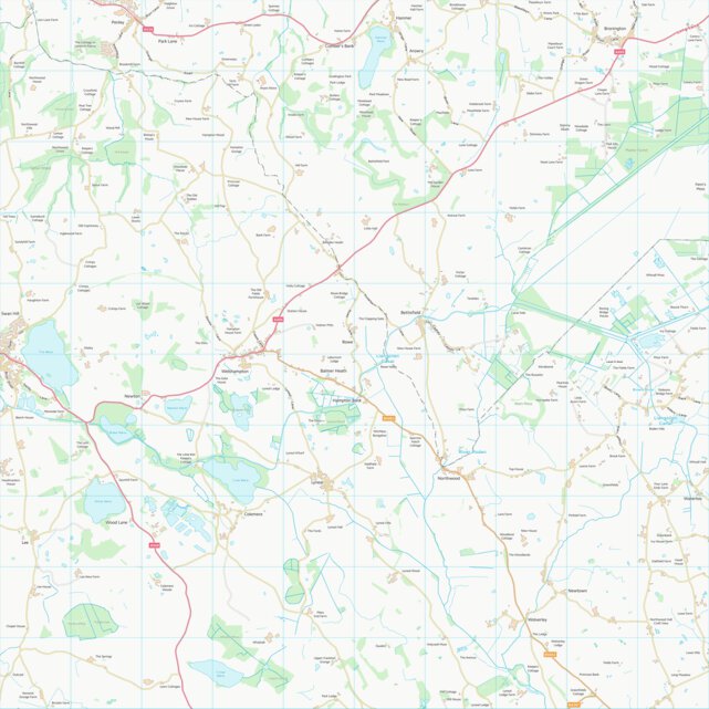 Shropshire (SJ43) Map by UK Topographic Maps | Avenza Maps