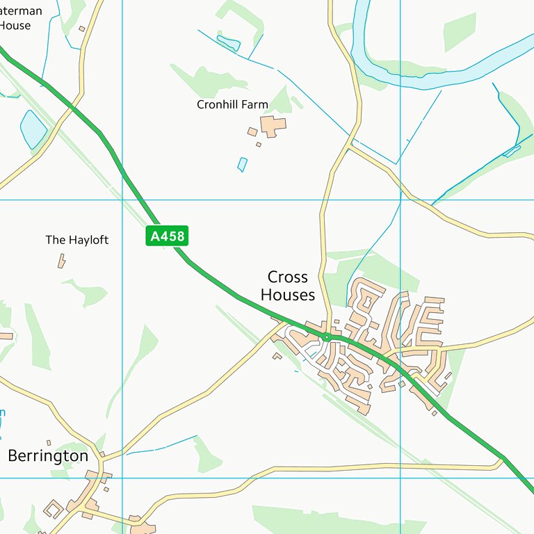 Shropshire (SJ50) Map by UK Topographic Maps | Avenza Maps