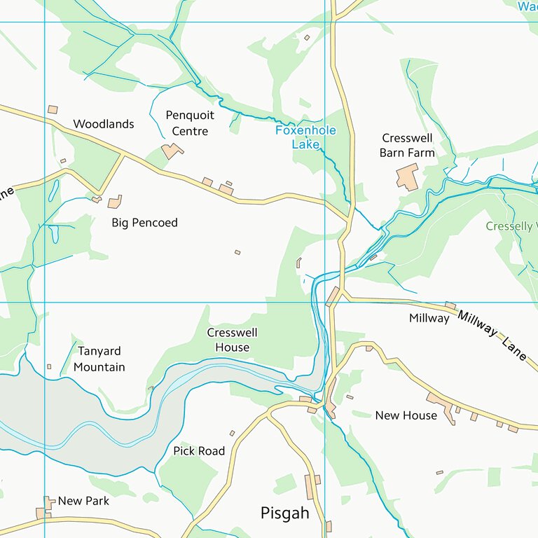 Sir Benfro - Pembrokeshire (SN00) Map by UK Topographic Maps | Avenza Maps