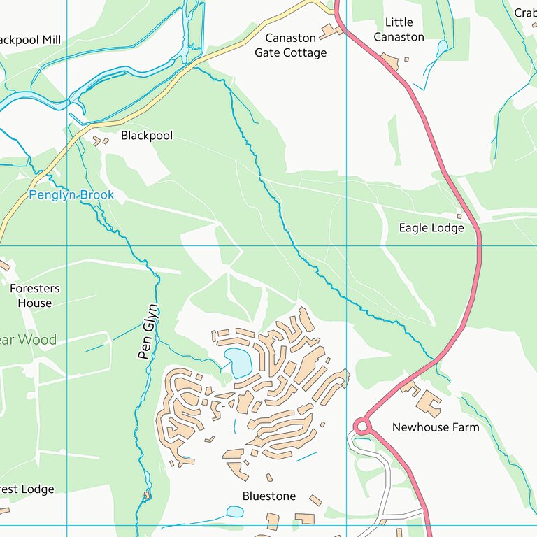 Sir Benfro - Pembrokeshire (SN01) Map by UK Topographic Maps | Avenza Maps