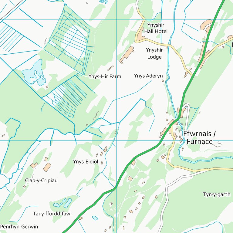 Sir Ceredigion - Ceredigion (SN69) Map by UK Topographic Maps | Avenza Maps