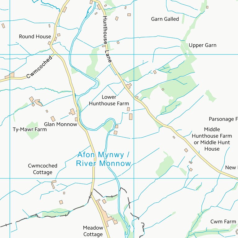 Sir Fynwy - Monmouthshire (SO32) Map by UK Topographic Maps | Avenza Maps