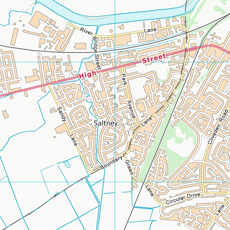 Sir y Fflint - Flintshire (SJ36) Map by UK Topographic Maps | Avenza Maps