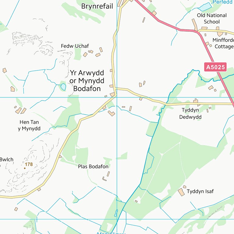 Sir Ynys Mon - Isle of Anglesey (SH48) Map by UK Topographic Maps ...