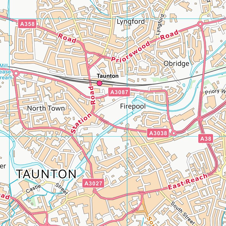 Somerset West and Taunton District (ST22) Map by UK Topographic Maps ...