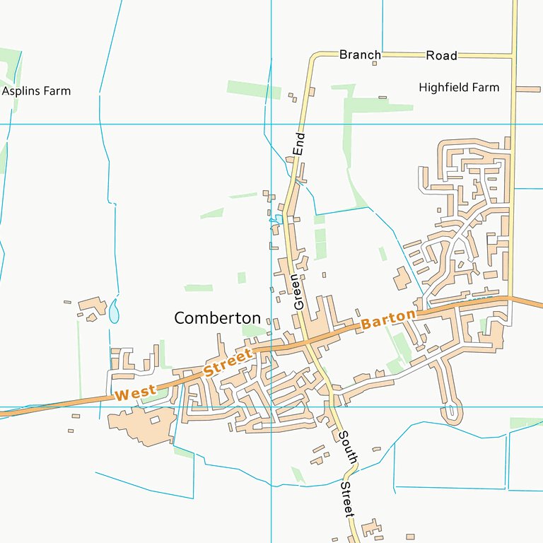 South Cambridgeshire District (TL35) Map by UK Topographic Maps ...