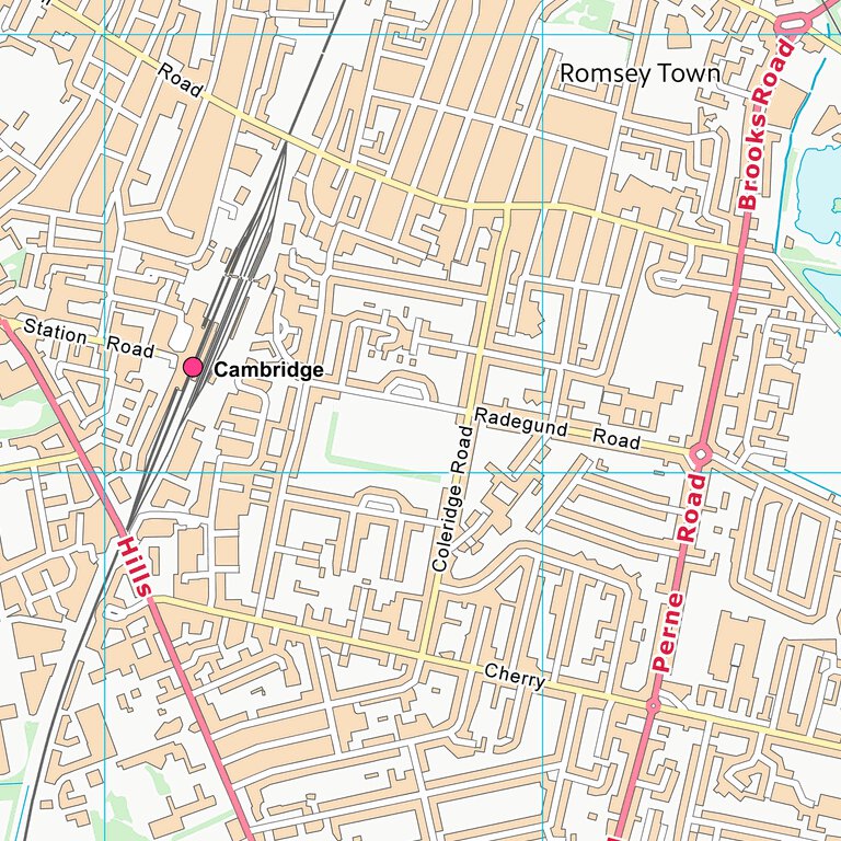 South Cambridgeshire District (TL45) Map by UK Topographic Maps ...