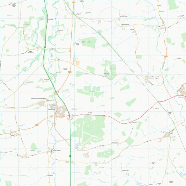 South Kesteven District (SK92) Map by UK Topographic Maps | Avenza Maps
