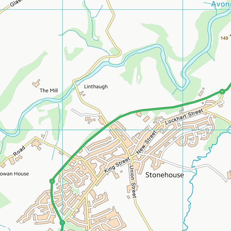 South Lanarkshire (NS74) Map by UK Topographic Maps | Avenza Maps