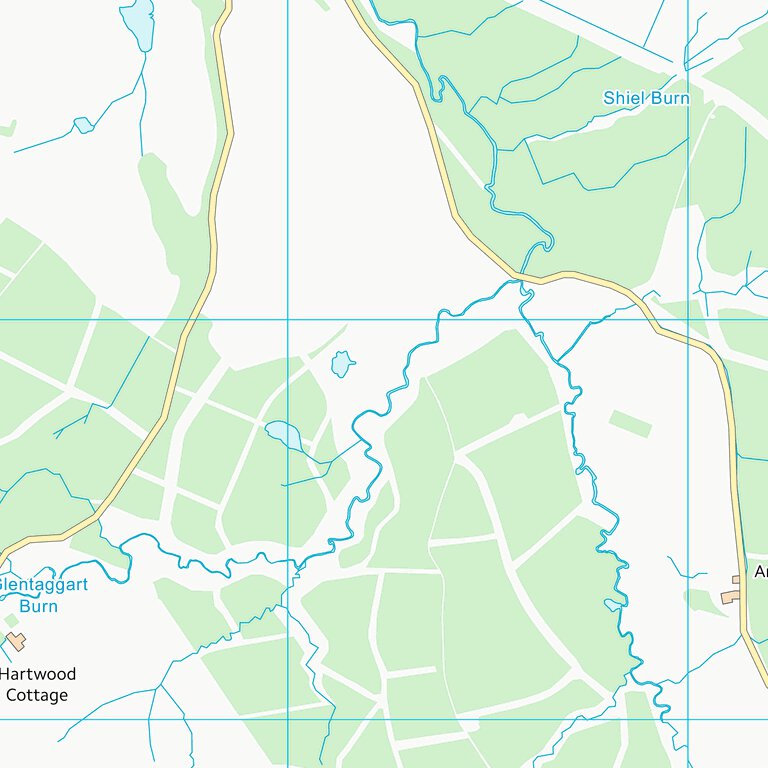 South Lanarkshire (NS82) Map by UK Topographic Maps | Avenza Maps