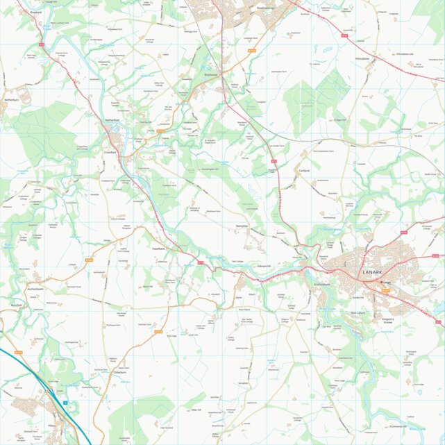 South Lanarkshire (NS84) Map by UK Topographic Maps | Avenza Maps