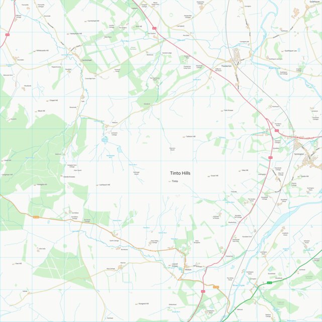 South Lanarkshire (NS93) Map by UK Topographic Maps | Avenza Maps