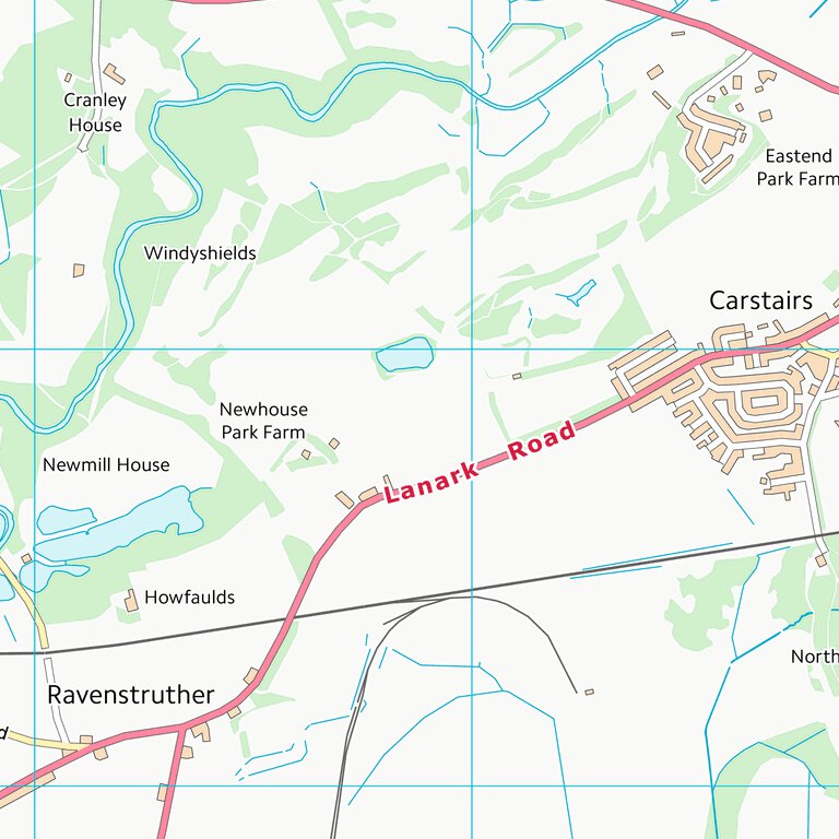 South Lanarkshire (NS94) Map by UK Topographic Maps | Avenza Maps
