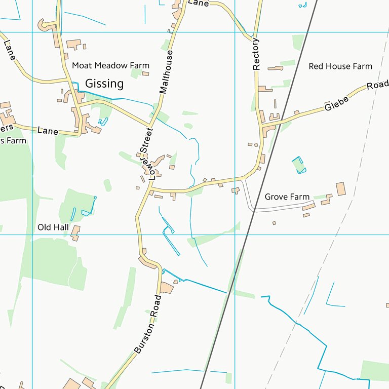 South Norfolk District (TM18) Map by UK Topographic Maps | Avenza Maps