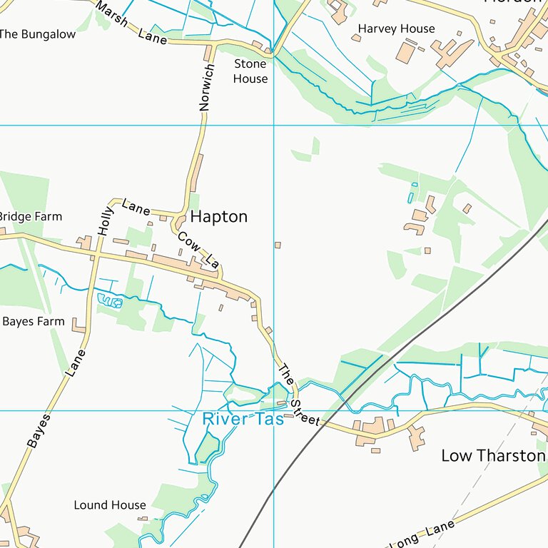South Norfolk District (TM19) Map by UK Topographic Maps | Avenza Maps