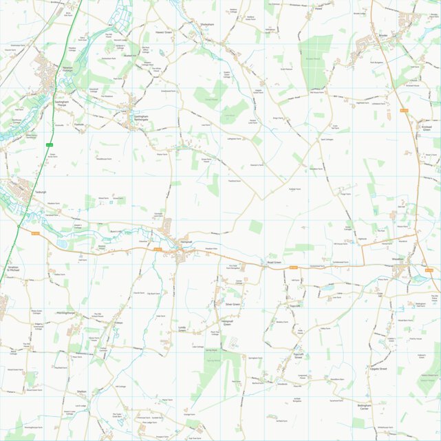 South Norfolk District (TM29) Map by UK Topographic Maps | Avenza Maps
